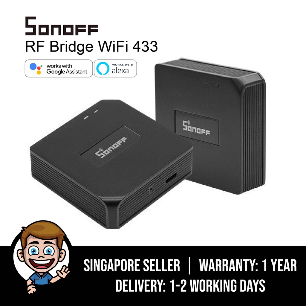 SONOFF RF Bridge ITEAD, 433MHz, Smart Home Automation Module Wifi ...