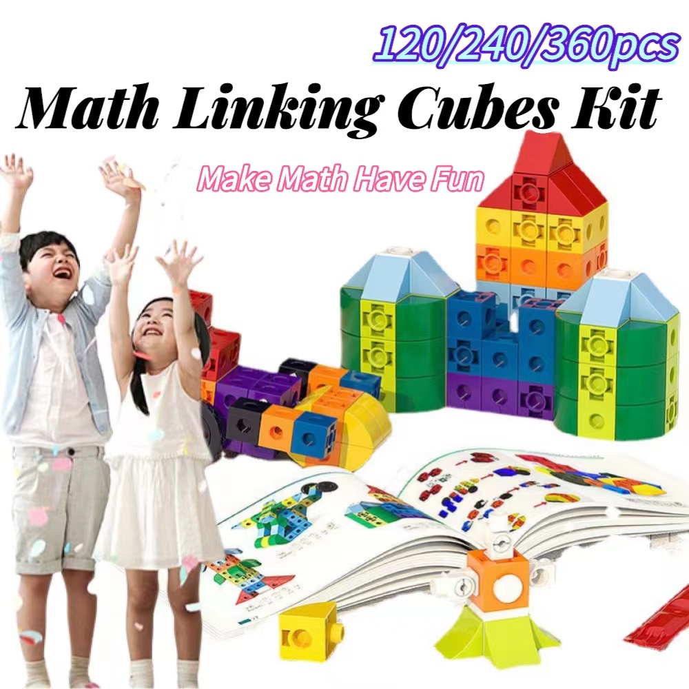 SG Seller| Math Cube Activity Linking Cubes Math Kit Cards Number ...