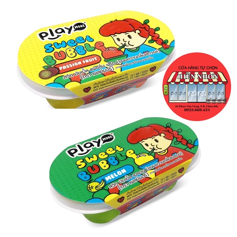 Playmore Thai Lemon / Melon Balloon Blowing Candy 40g | Shopee Singapore