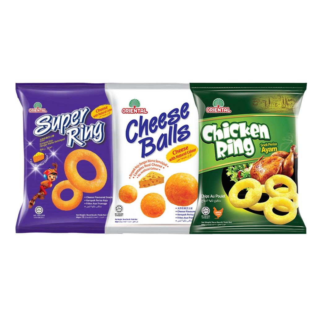 (3/10) Super Ring Cheese Balls Chicken Ring Snacks Chips Snacks Tidbits ...