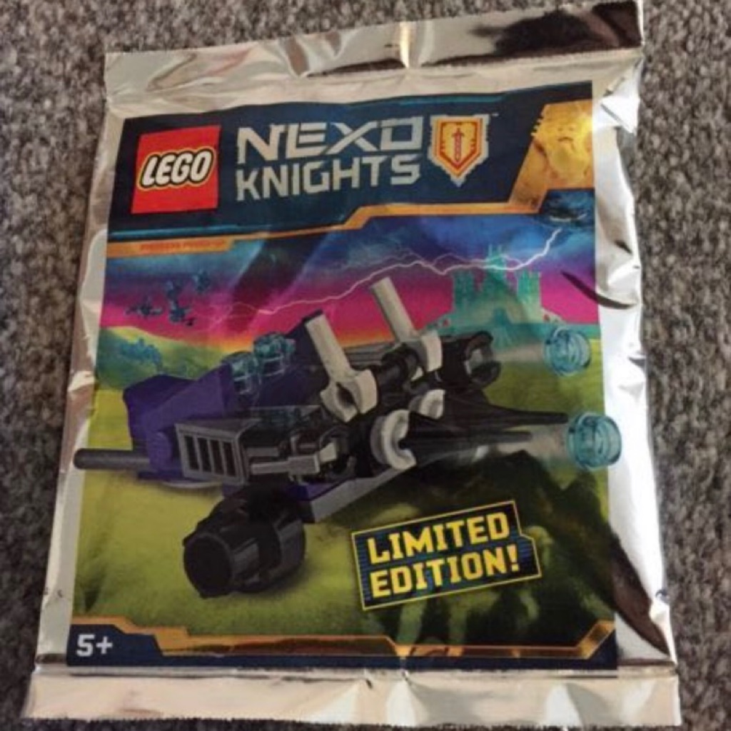 LEGO 271719 Nexo Knights Limited Edition Stone Giants Gun Foil Pack ...