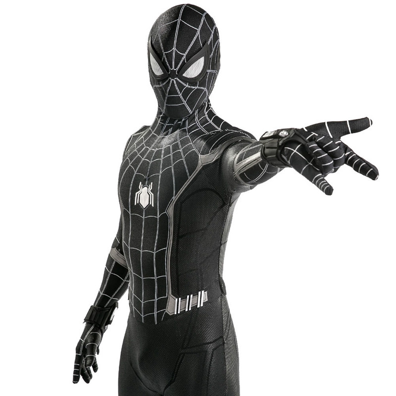 New Spider Man Homecoming Suit Adult Children Black Dark Spider Man ...
