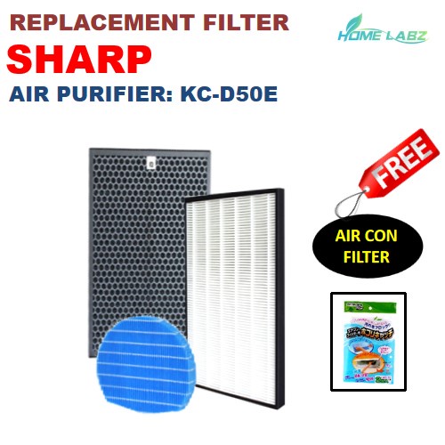 Sharp KC-D50E Air Purifier Compatible Filter - Homelabz | Shopee Singapore