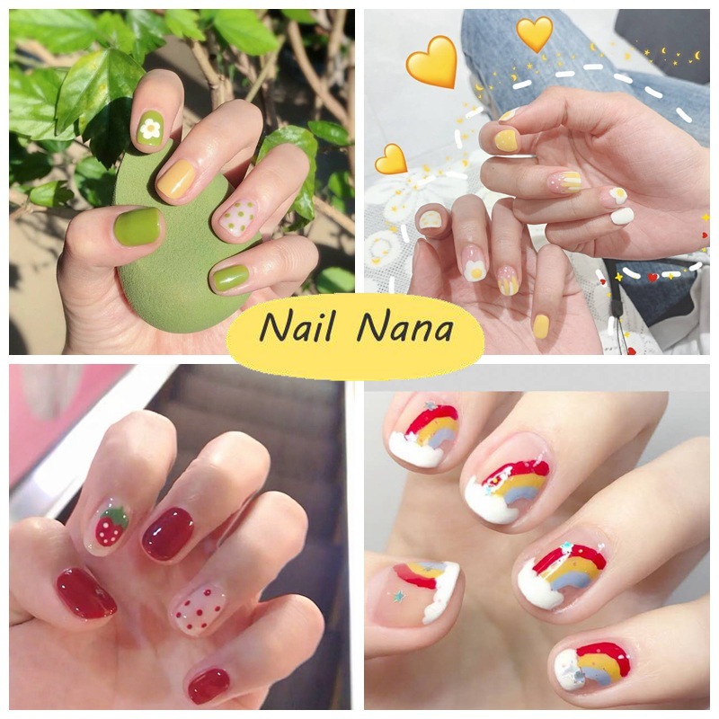 *Nail Nana* 14PCS New Hyuna 3D Popular Nail Stickers Nail Art Patches ...