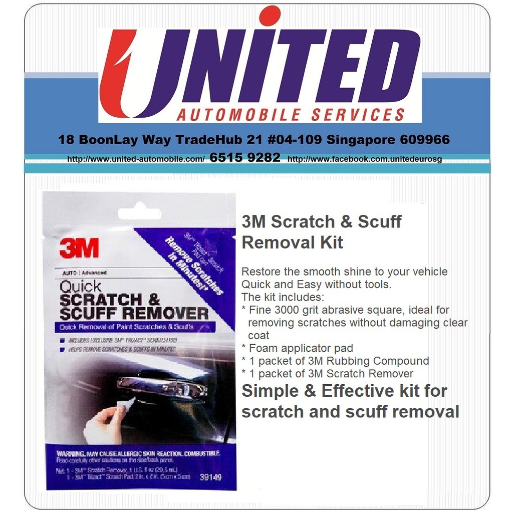3M Scratch & Scuff Removal Kit | Shopee Singapore