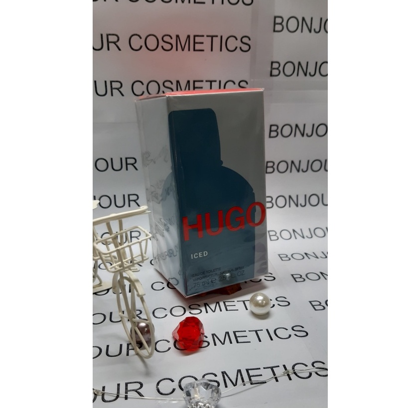 HUGo Boss ICED for men eau de toiLette 75ml | Shopee Singapore