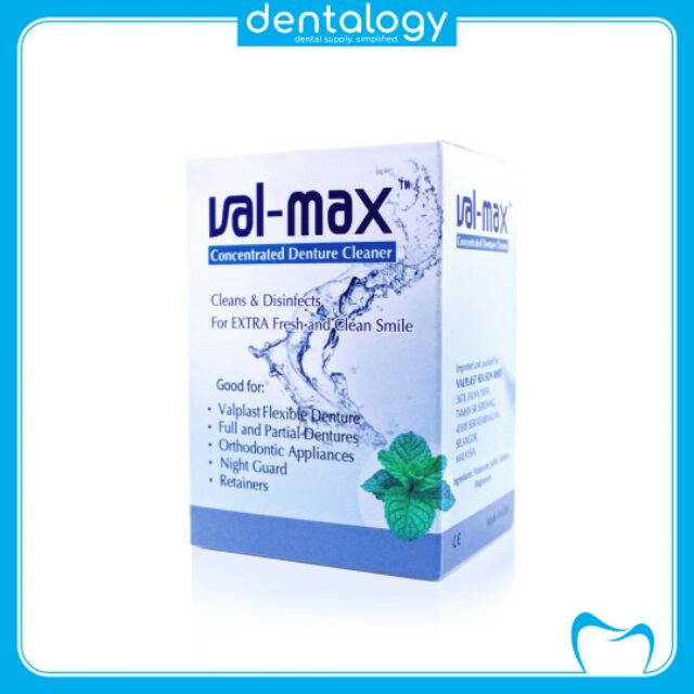 Valmax (Val-max Denture Cleaner/Retainer Cleaner) | Shopee Singapore
