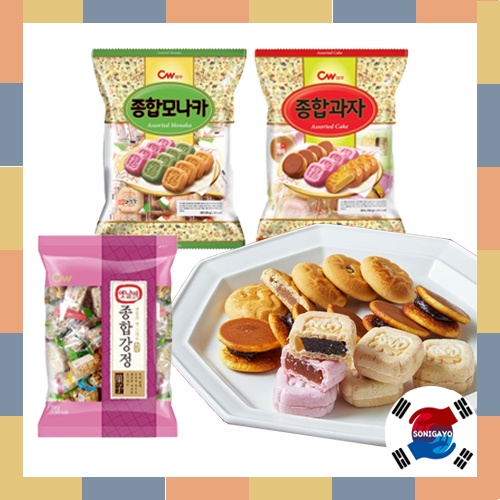 [CW] Korean Traditional Snack Dessert Series 3 Types Glutinous Rice ...