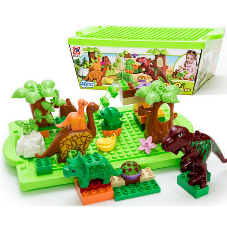 Dinosaur Paradise Block Set Toys for Kids | Dinosaur Gift for Kids ...