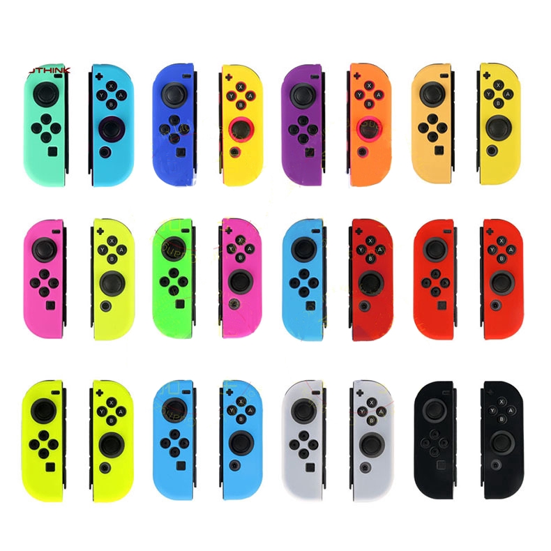 Silicone Rubber Skin Case Cover For Nintend Switch Joy Con Controller ...