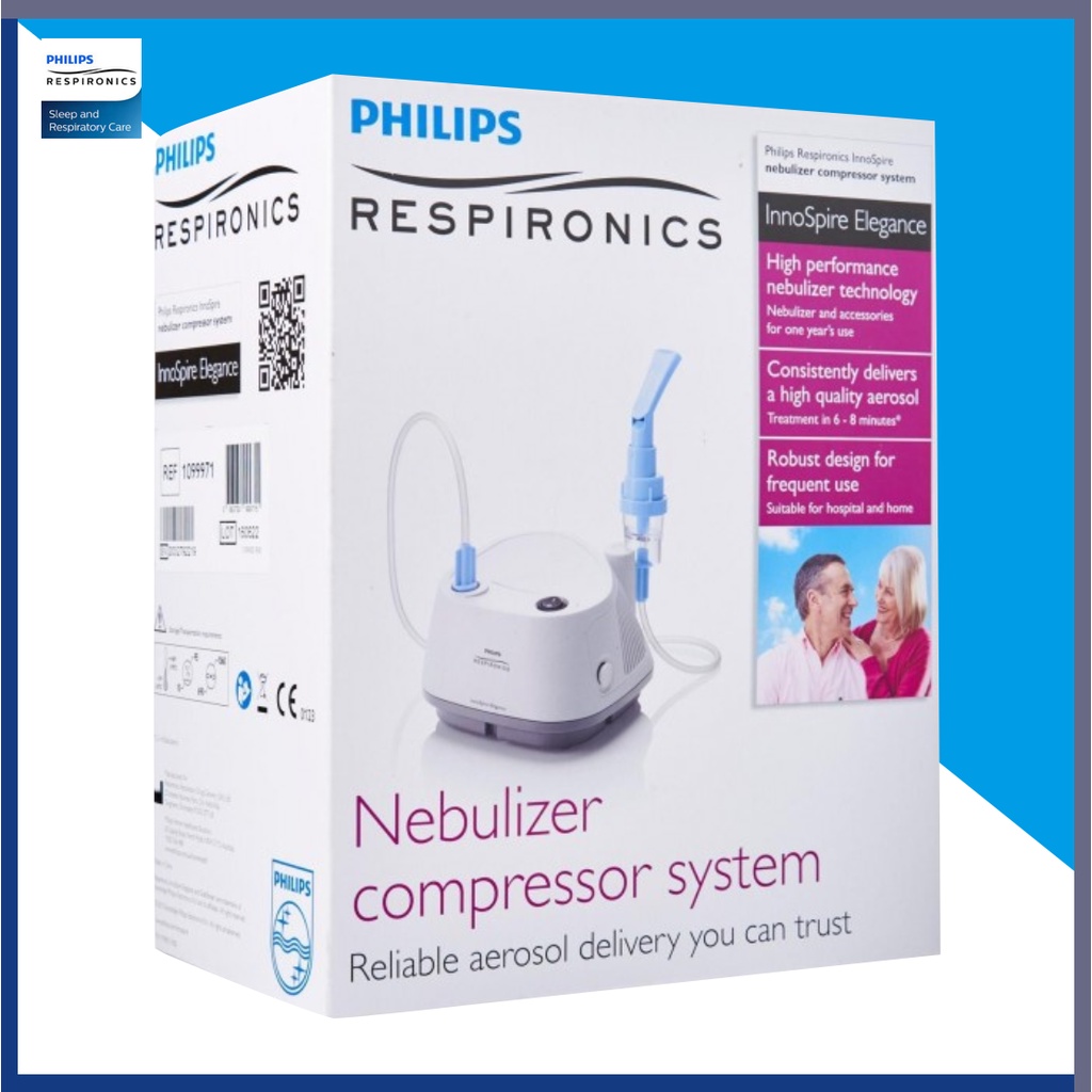 PHILIPS Respironics InnoSpire Elegance Nebulizer Compressor System ...