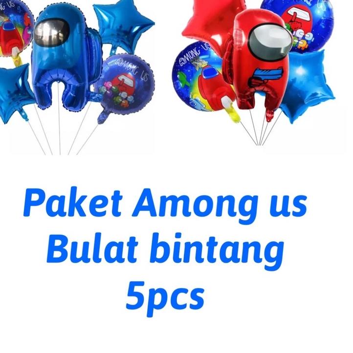 Among US Round Package Star Contents 5pcs | Shopee Singapore