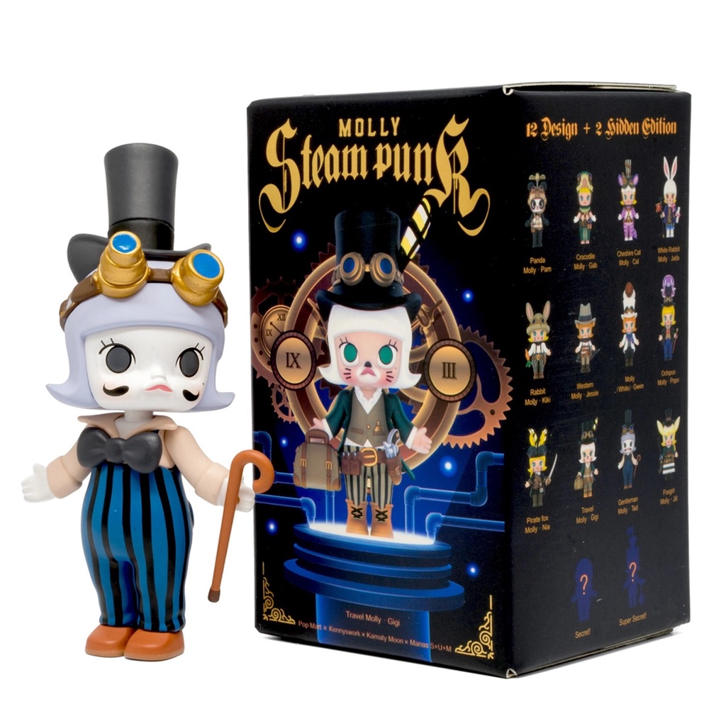 [POP MART] Molly x Steampunk Series - Individual Blind Boxes | Shopee ...