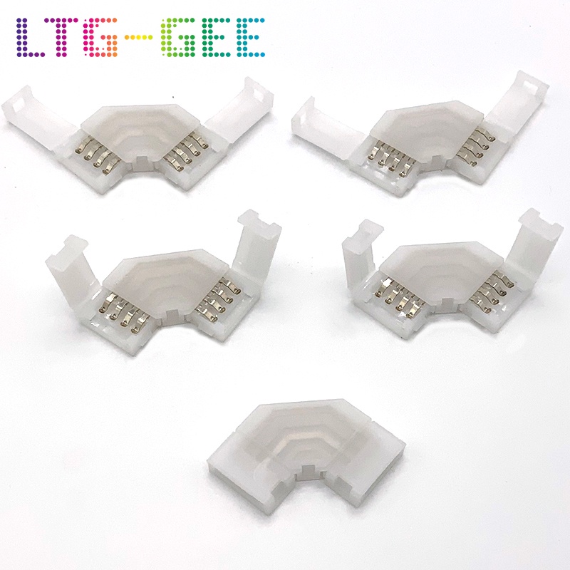 5Pcs/Set Quality 10mm Connector 4 Pin New L Shape PCB Solderless ...