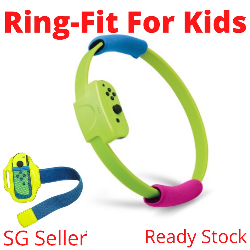 Nintendo Switch Fitness Ring Mini for Children with Leg Strap Ring Fit ...