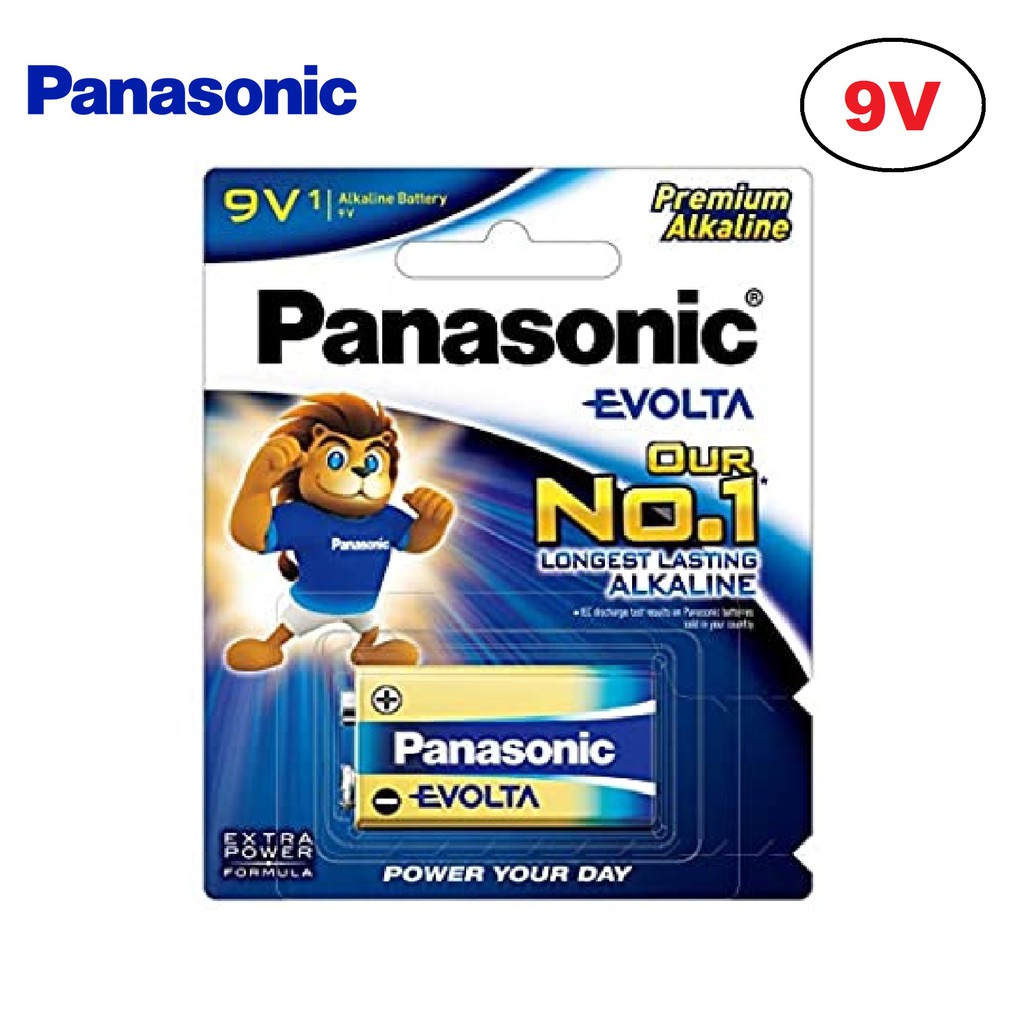 Panasonic EVOLTA Alkaline Battery, 9V | Shopee Singapore