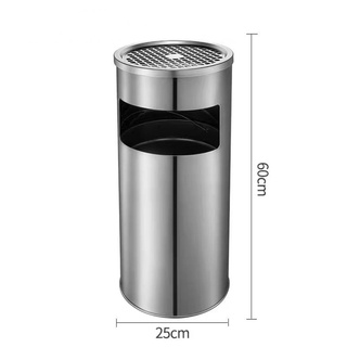 Shopping Stainless Steel Hotel Lobby Dustbin Hotel Room Trash Bin ...