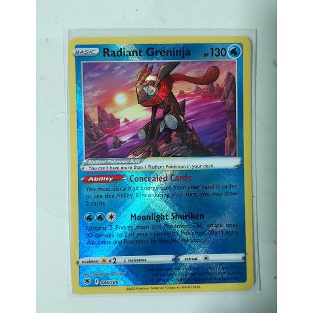 Pokemon radiant greninja astral radiance card | Shopee Singapore