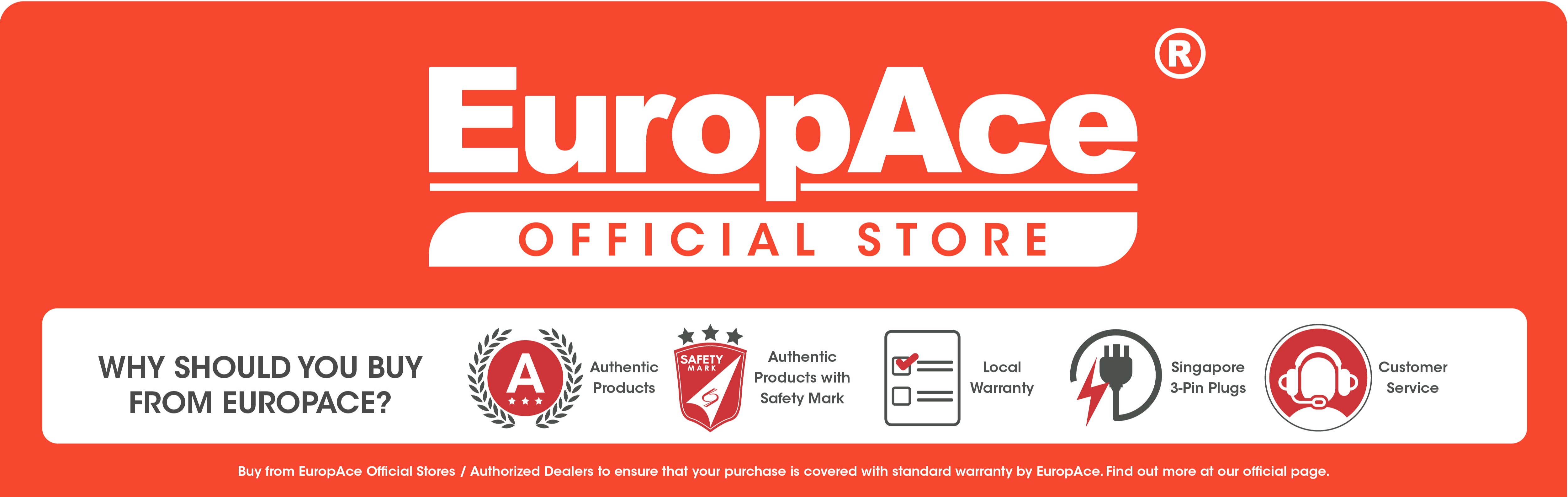 EuropAce Official Store, Online Shop Mar 2023 | Shopee Singapore
