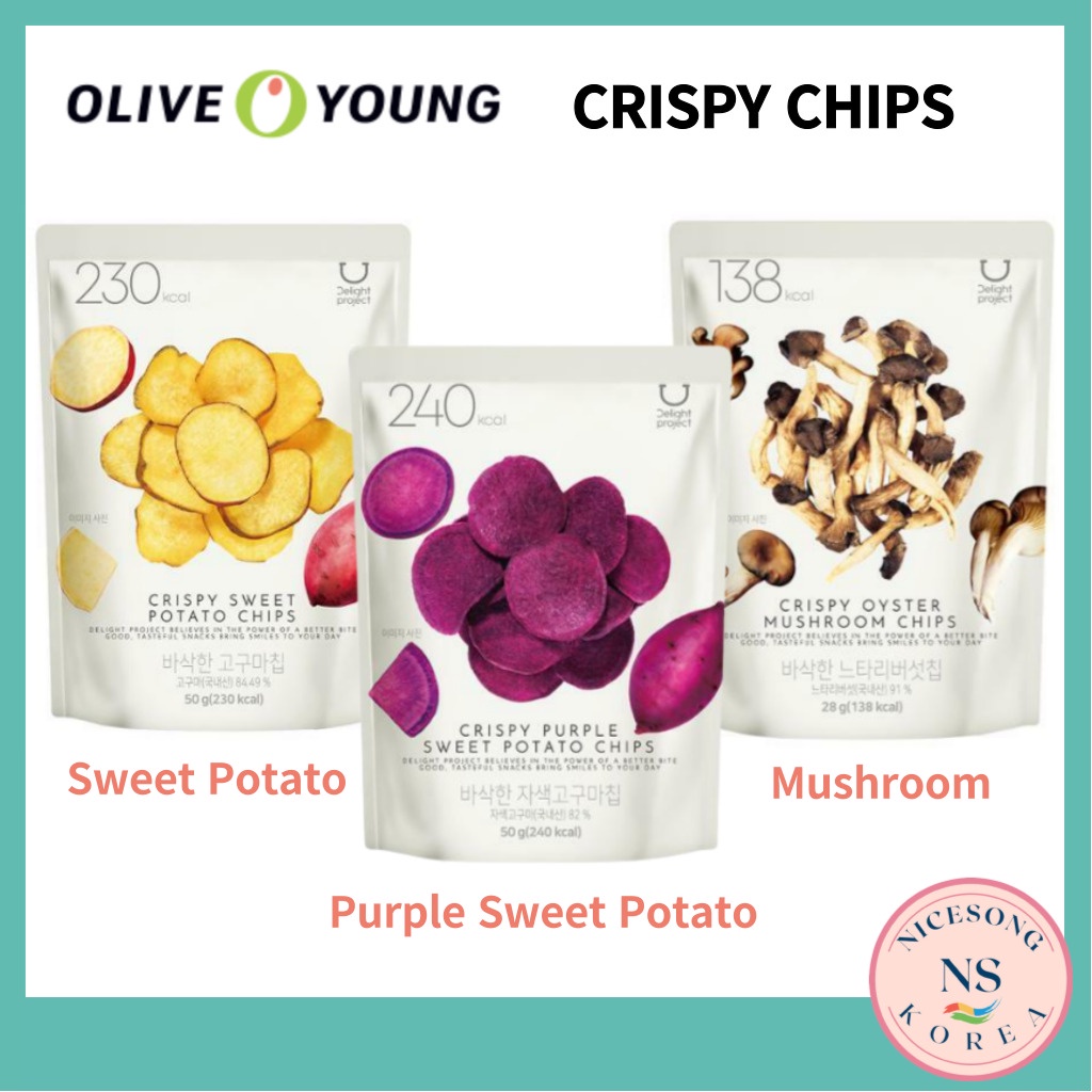 [Olive Young]Delight Project Crispy Chips Sweet Potato/Purple Sweet ...
