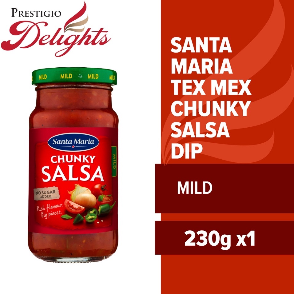 Santa Maria Tex Mex Chunky Salsa Mild 230g | Shopee Singapore