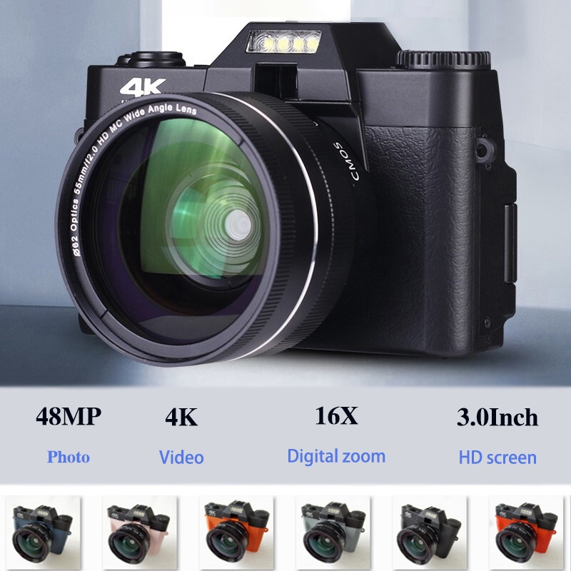 Digital camera 48 million high-definition pixel 16 times 4K video micro ...