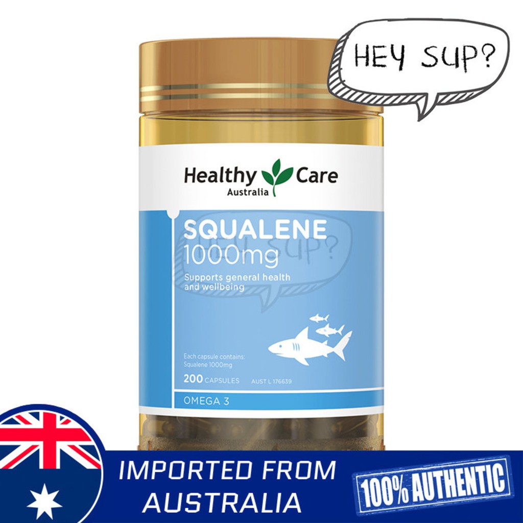 Healthy Care Squalene 1000mg 200 Capsules | Shopee Singapore