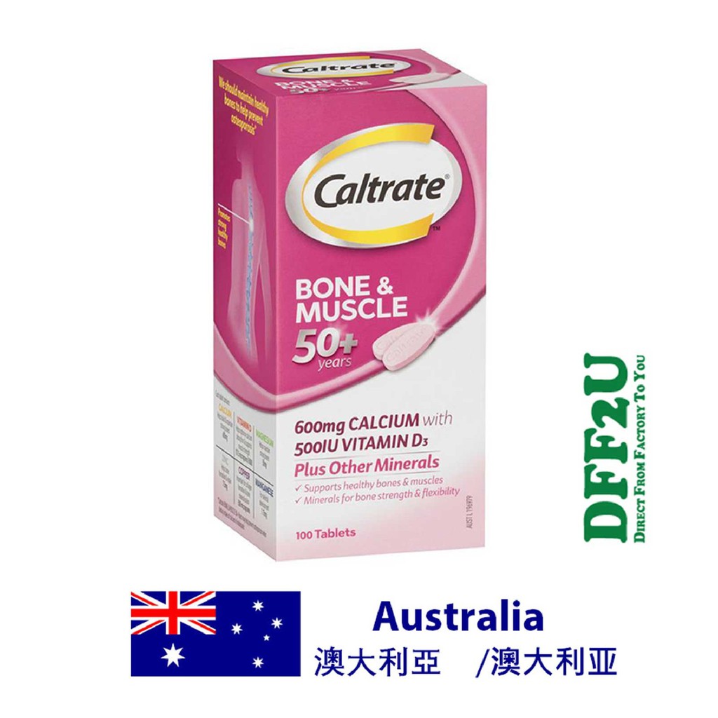 DFF2U Caltrate Bone & Muscle 50+ 100 Tablets | Shopee Singapore