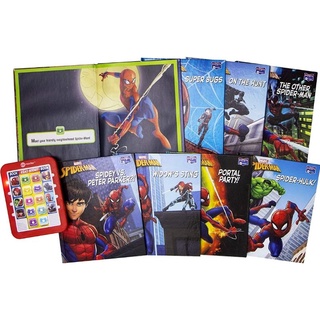 Me Reader Marvel Spiderman 8 book Library and Electronic Reader ...
