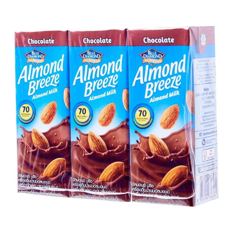 [Carton] Almond Breeze Chocolate Flavour Almond Milk (24 x 180ml) | Blue Diamond DAIRY FREE ...