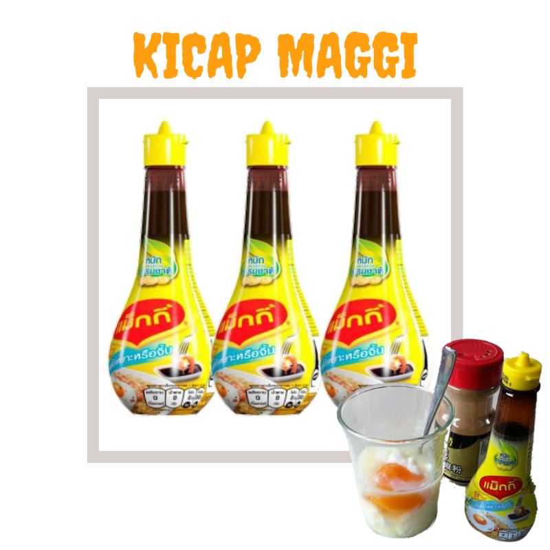 kicap maggi /Maggi Soybean Dipping Sauce Thai Seasoning 200ml | Shopee ...