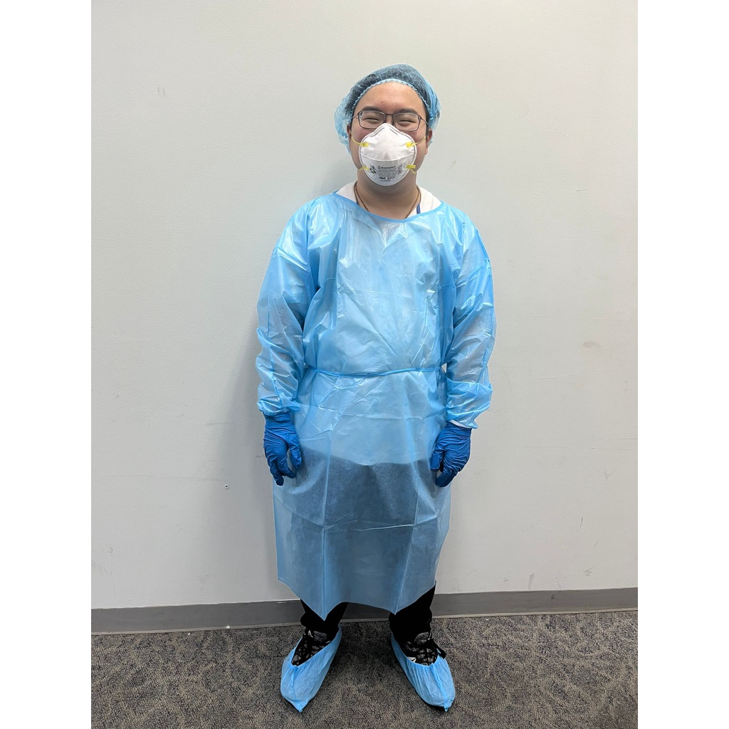 Medical Grade Disposable Gown / AAMI 2 Isolation Coverall / Protective ...