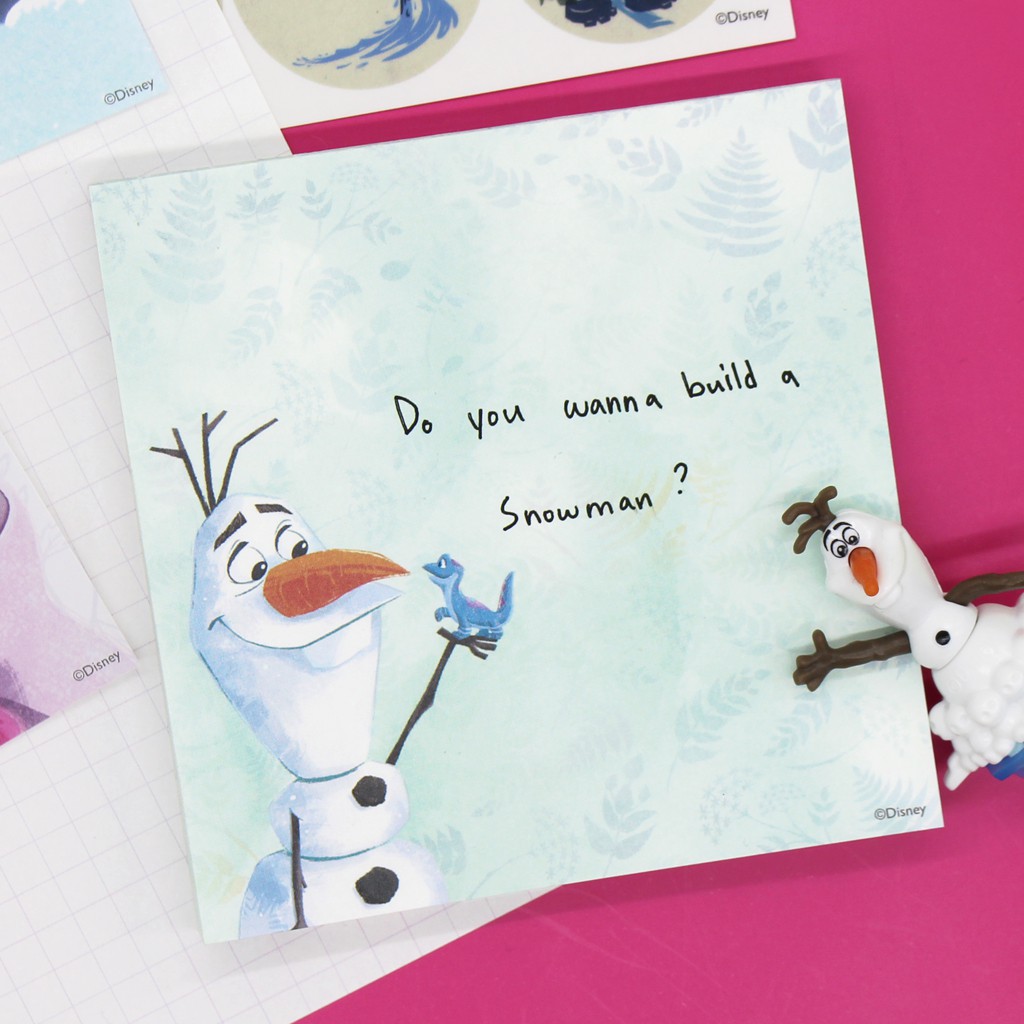 Diseny Frozen 2 Olaf Friends Memo pad 1 pcs 100 sheets / School Office ...