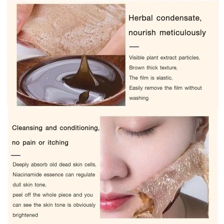 HUNMUI Rejuvenating and Tearing Mask / Peel-off Mask Clean Pores and ...