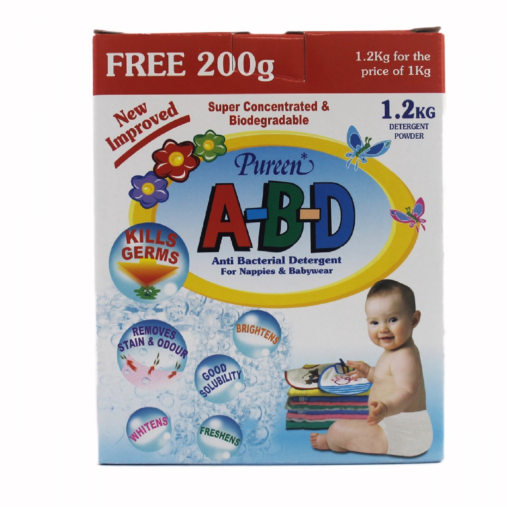 Pureen ABD Anti-Bacterial Detergent Powder 1.2kg | Shopee Singapore