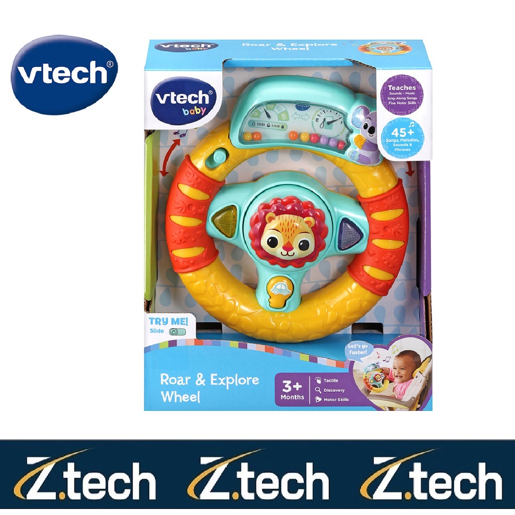 VTech Baby Roar & Explore Wheel for 3+ Months (Authentic) | Shopee ...