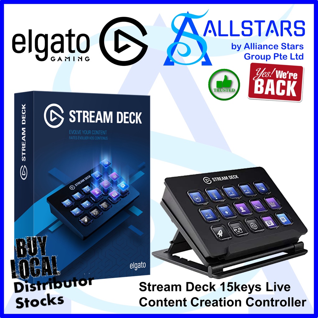 Elgato Stream Deck MK.2 (Box labelled Stream Deck) (0GBA9901) / 15 keys ...