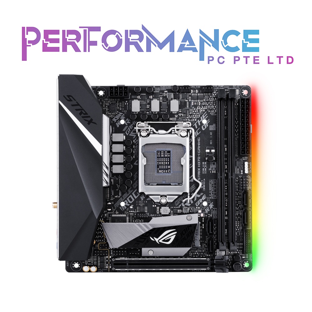 ASUS ROG STRIX H370-I GAMING Intel H370 mini-ITX gaming motherboard (3 ...