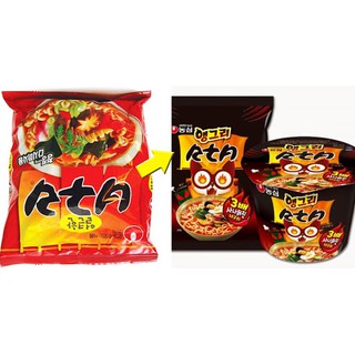 NONGSHIM Angry Neoguri Ramen (5packsX121g) / RtA Spicy korean noodle ...
