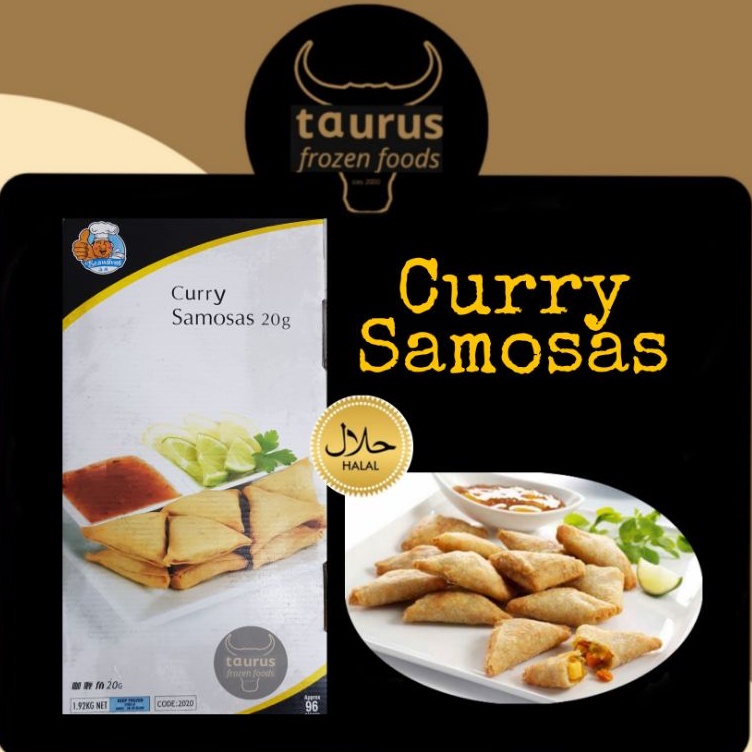 [Taurus] Curry Samosas (96pcs) Halal | Shopee Singapore