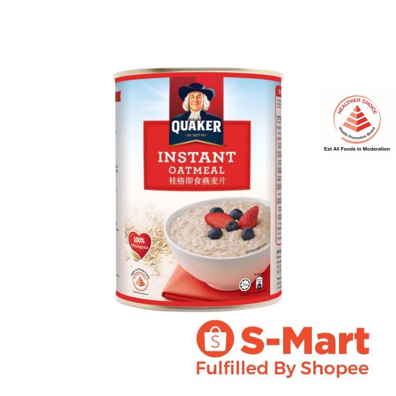Quaker Instant Oatmeal 400g Tin (Halal) | Shopee Singapore