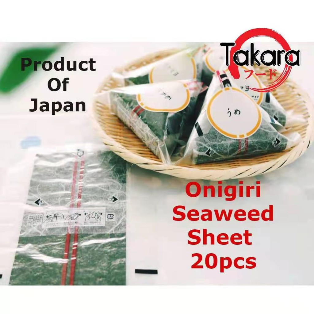 TAKARA Onigiri Nori Seaweed Sheet (Dried) | Shopee Singapore