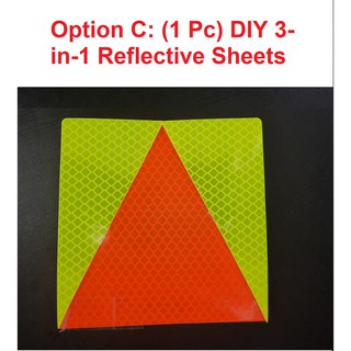 Probation P Plate or DIY reflective sheet for new drivers | Shopee ...