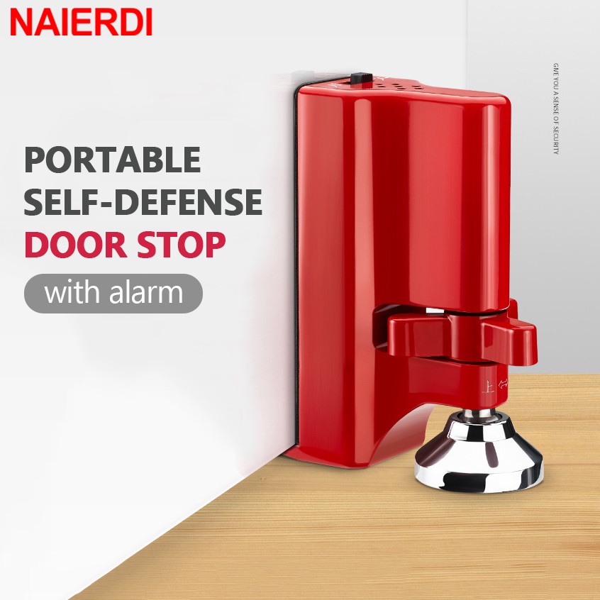 NAIERDI Door Lock Portable Locks Self-Defense Door Stop Travel ...