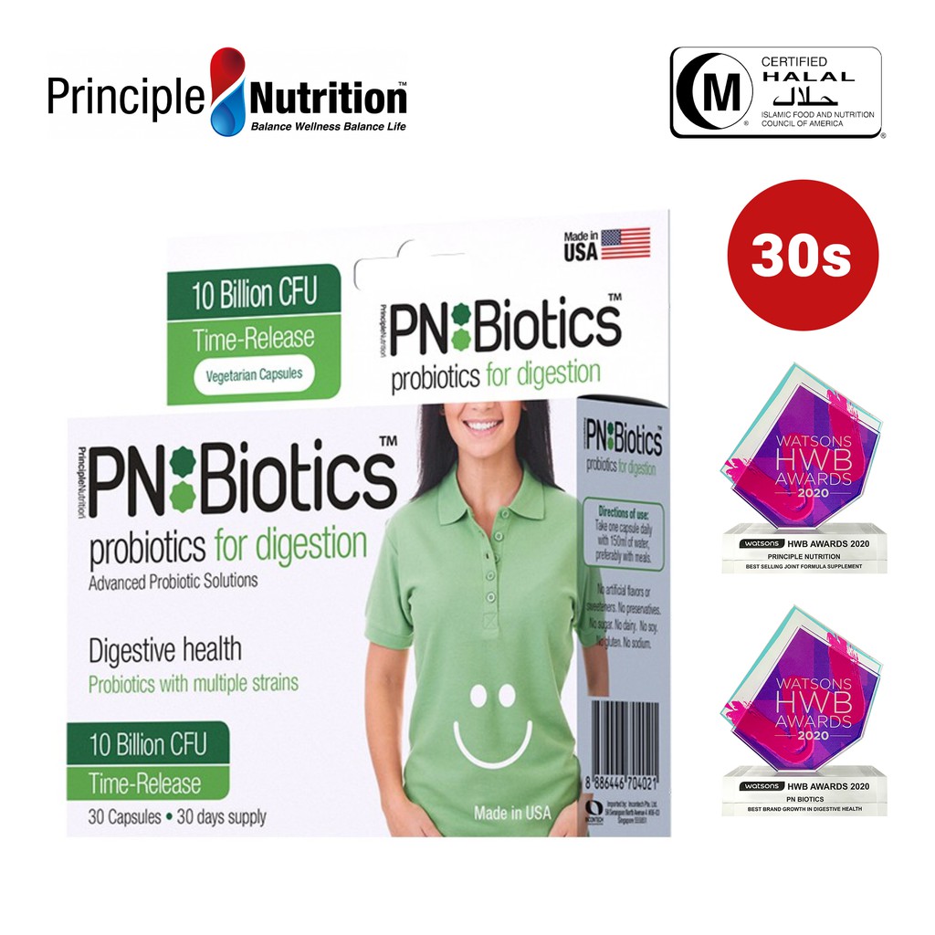 Buy Halal + GMP Certified | Principle Nutrition PNBiotics Probiotics ...