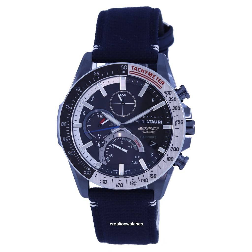 Casio Edifice Scuderia AlphaTauri Limited Edition Analog Solar EQB ...