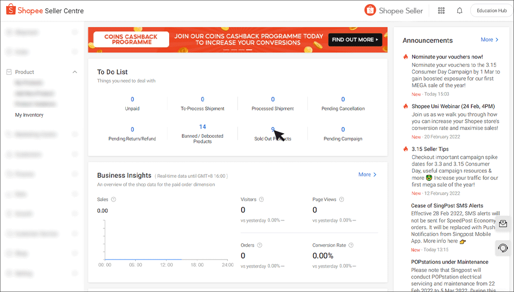 About My Inventory | SG Seller Education [Shopee]