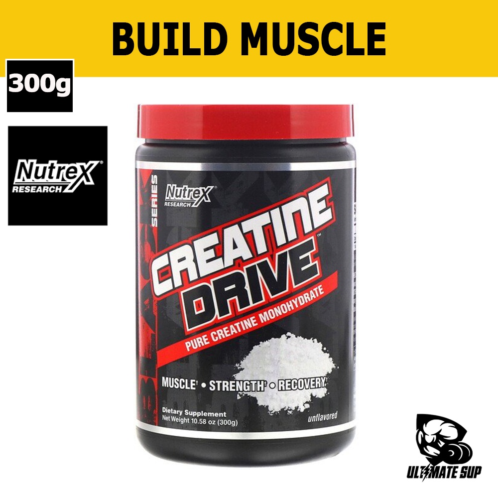 Nutrex Research Creatine Drive, Pure Creatine Monohydrate To Build ...
