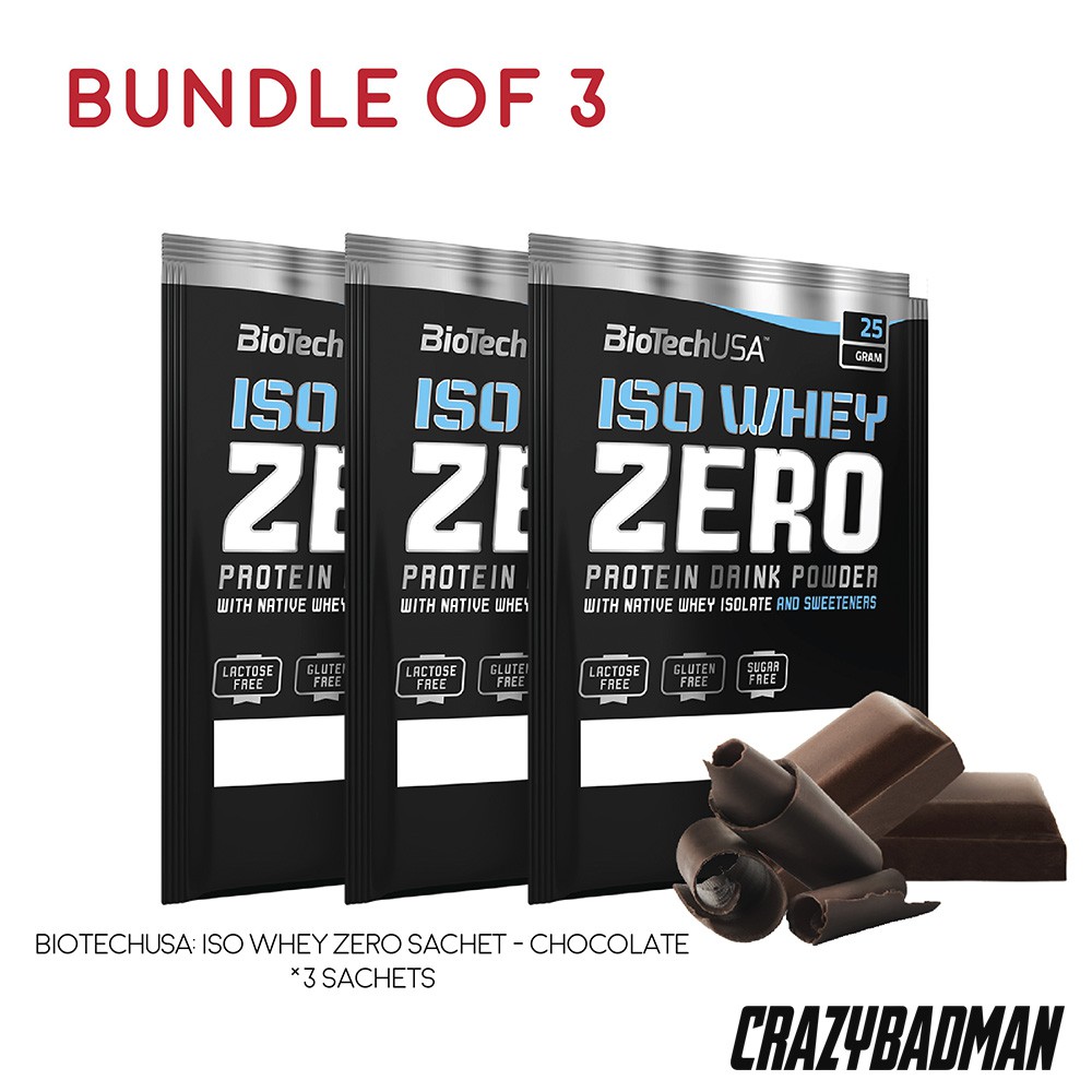 BiotechUSA: Iso Whey Zero (Sachet) | Shopee Singapore