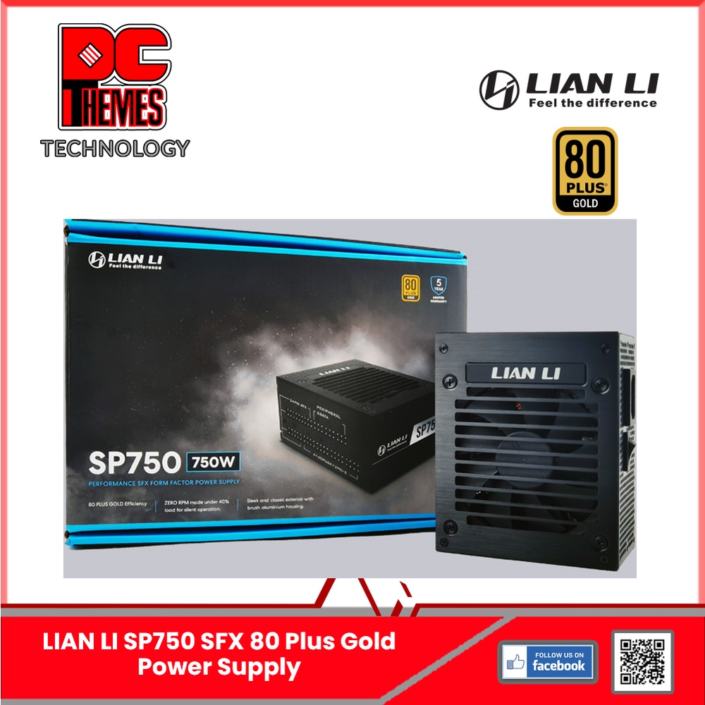 LIAN LI SP750 SFX FULL-MODULAR 80 Plus Gold Power Supply | Shopee Singapore